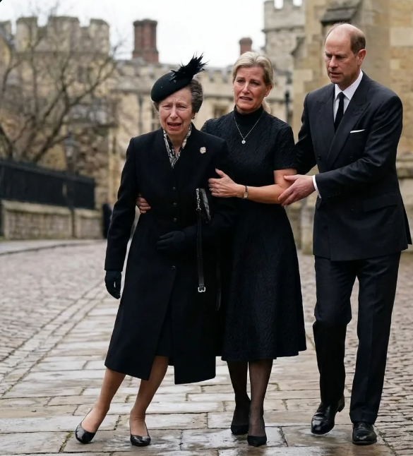 SAD NEWS — JUST 1 MINUTE AGO! Princess Anne collapses in grief as she ...
